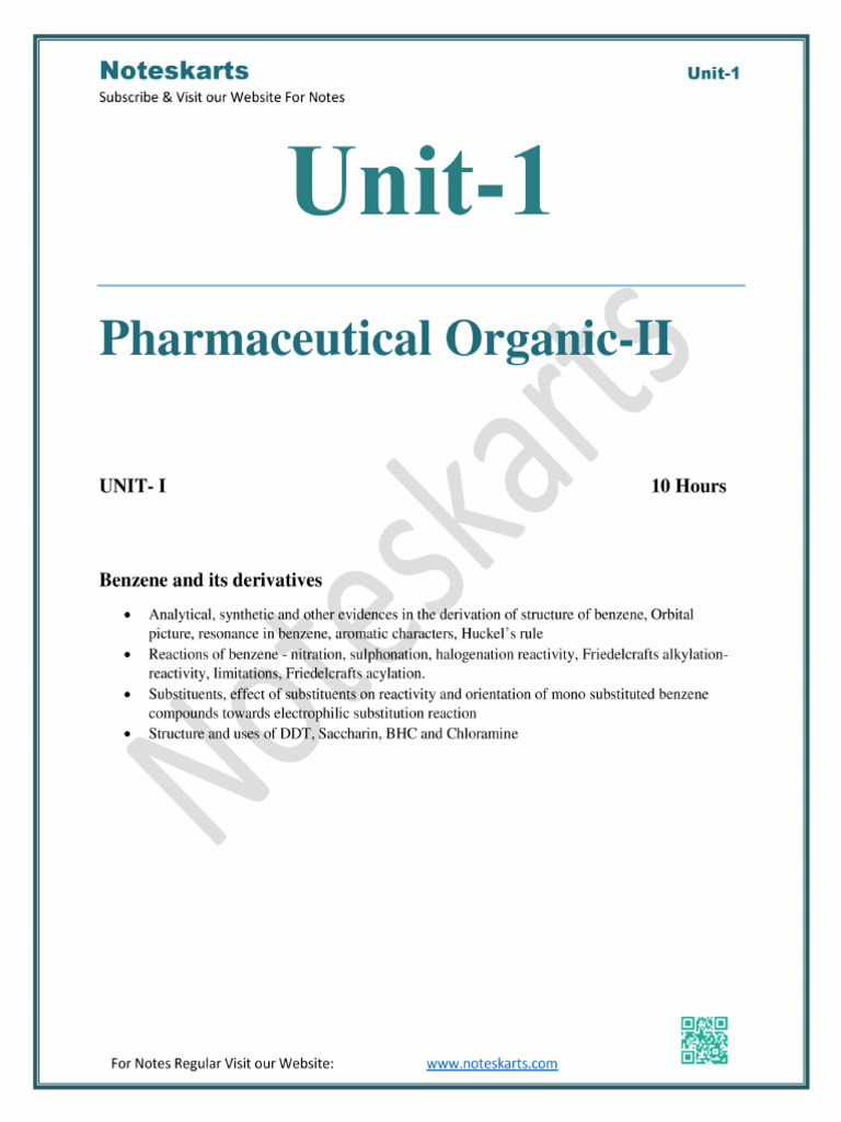 Unit-1-Benzene and Its Derivatives | PDF