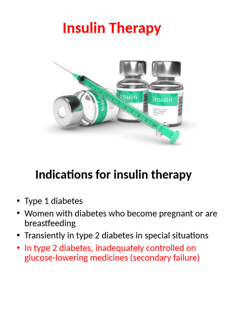Insulin Therapy | PDF
