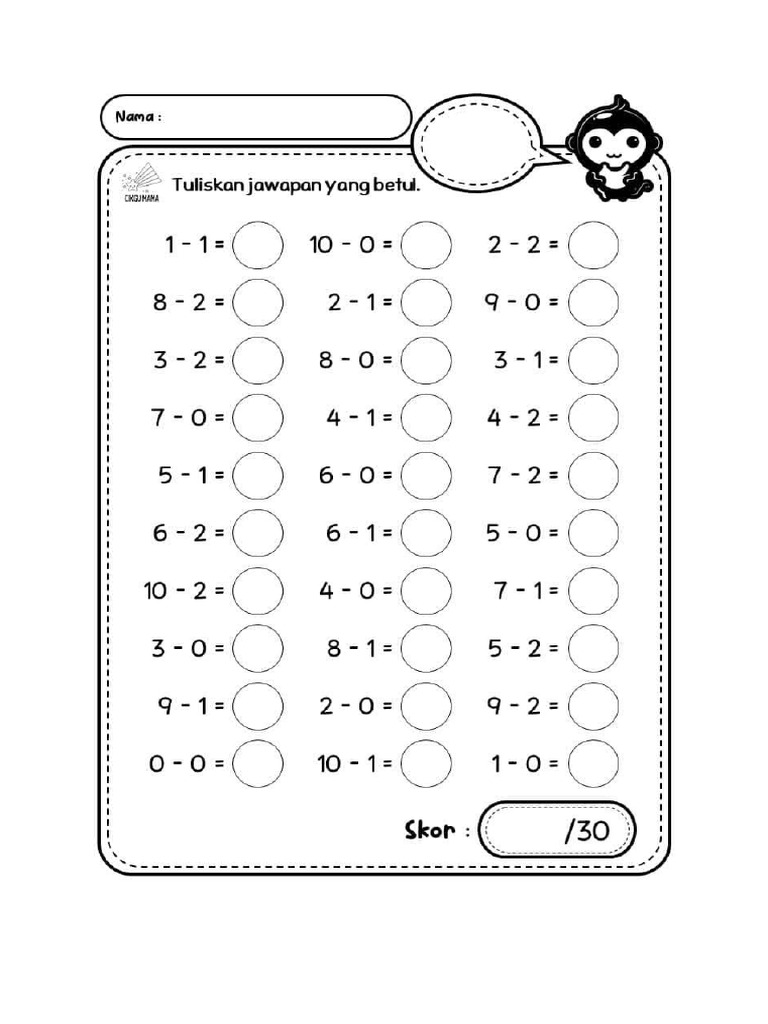 MATEMATIK Homework Pra | PDF