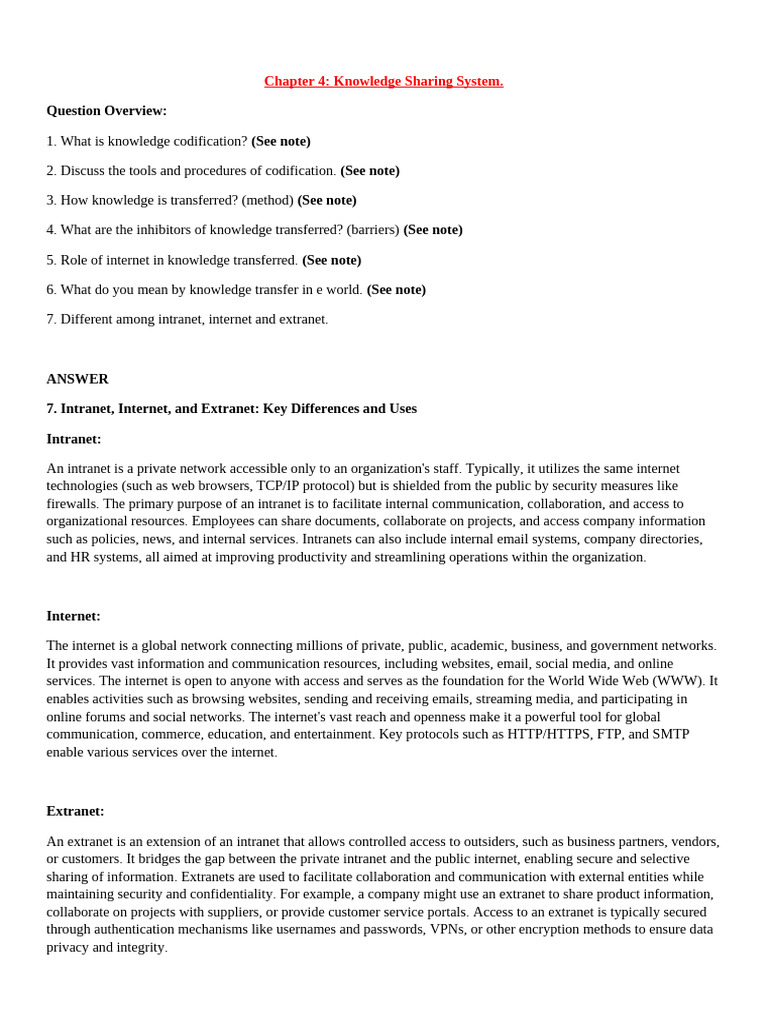 Chapter 4 - 5 Knowledge Management | PDF