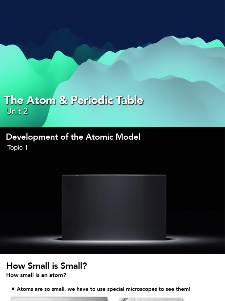 Unit 2 - The Atom | PDF