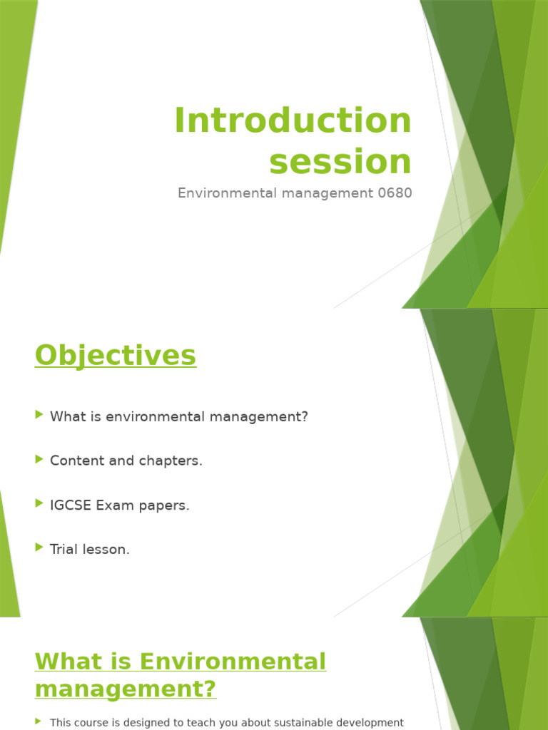 Introduction To Environmental Management 0680 | PDF