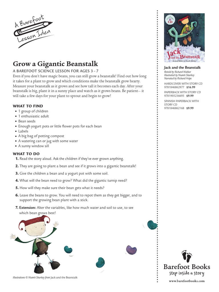 LessonIdeas JackBeanstalk GrowBeanstalk US 022813 | PDF