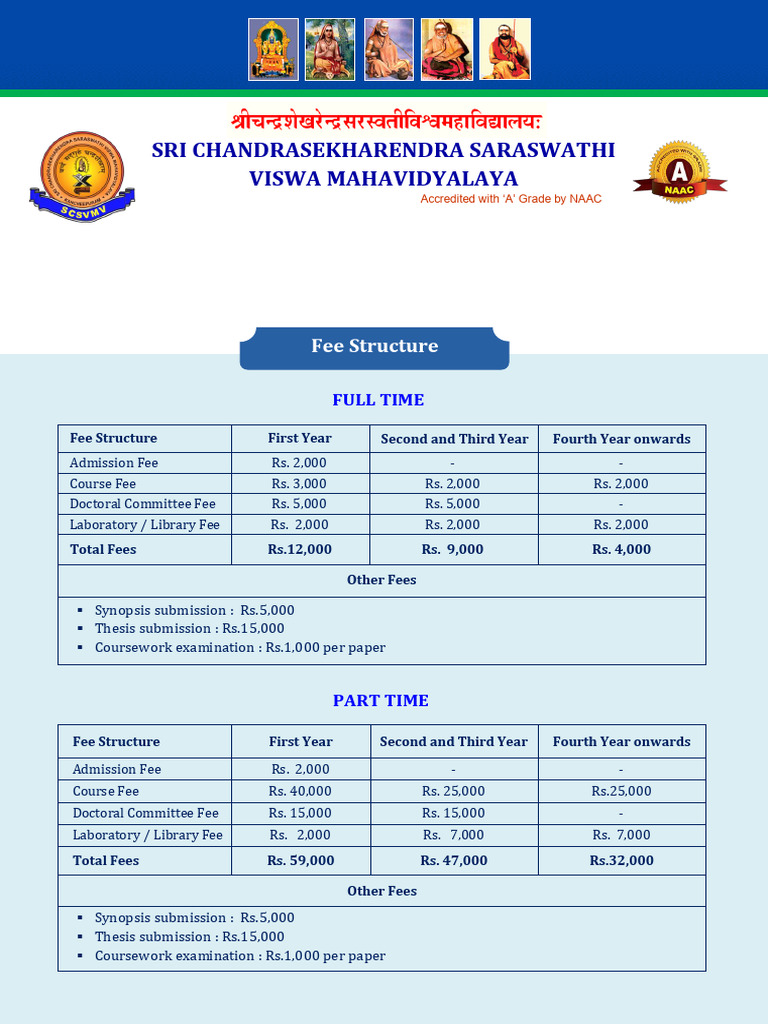 Fee Structure | PDF