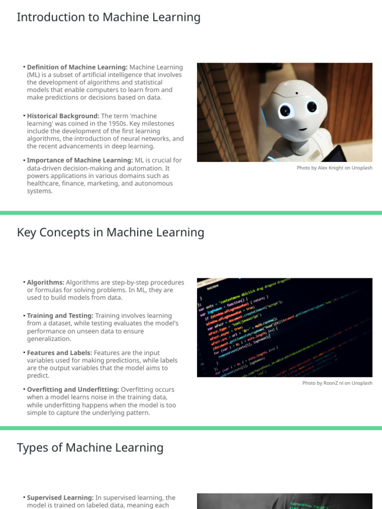 Introduction To Machine Learning | PDF