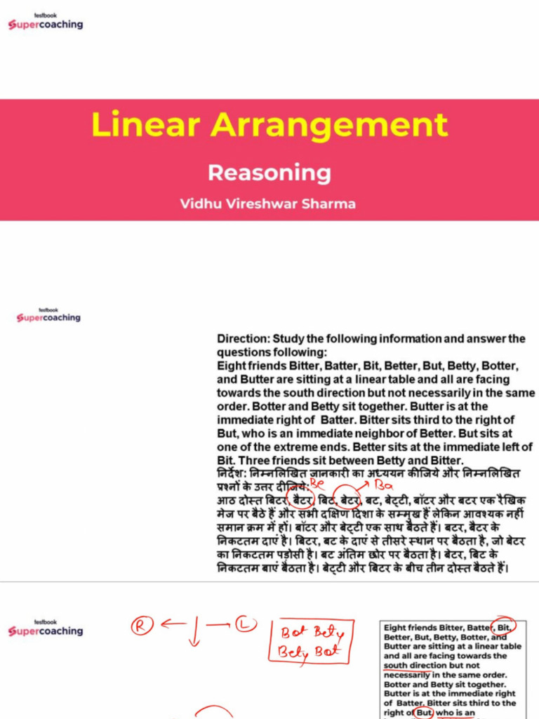 Single Row Arrangement | PDF