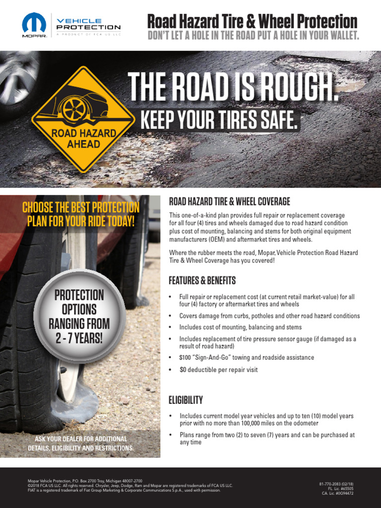 2018-02 Road Hazard Tire and Wheel SS Final | PDF | Chrysler ...