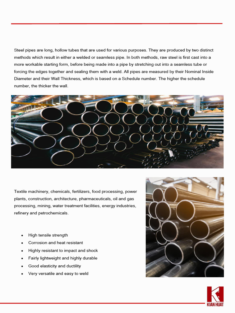 Kian-Huat-Metal-Catalogue-Pipes | PDF