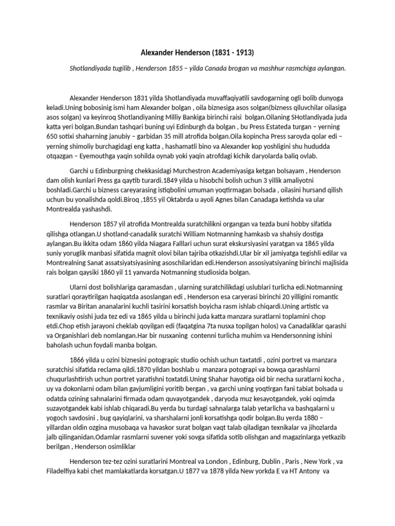 Alexander Henderson | PDF