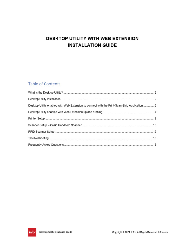 DesktopUtility Installation Guide | PDF | World Wide Web | Computers