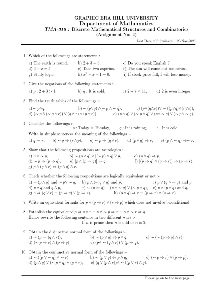 ASSIGNMENT-4-TMA-316 | PDF