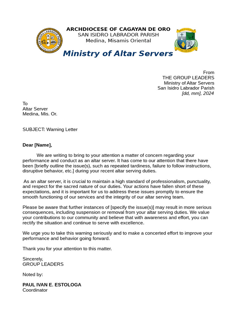 Warning Letter | PDF