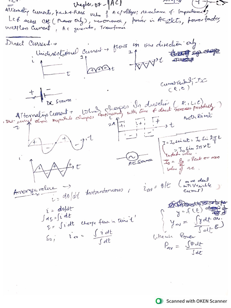 Alternating Current | PDF