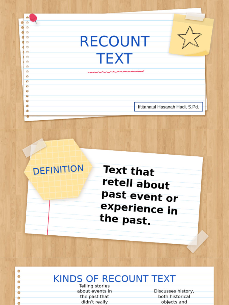 MATERI Recount Text | PDF