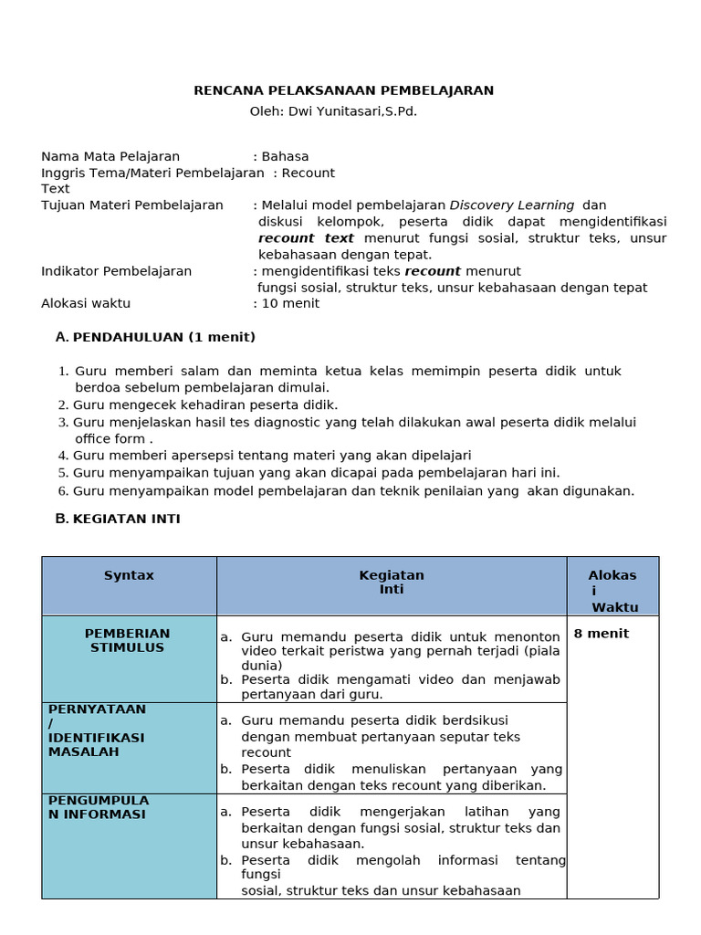 Contoh Assesmen Pole | PDF