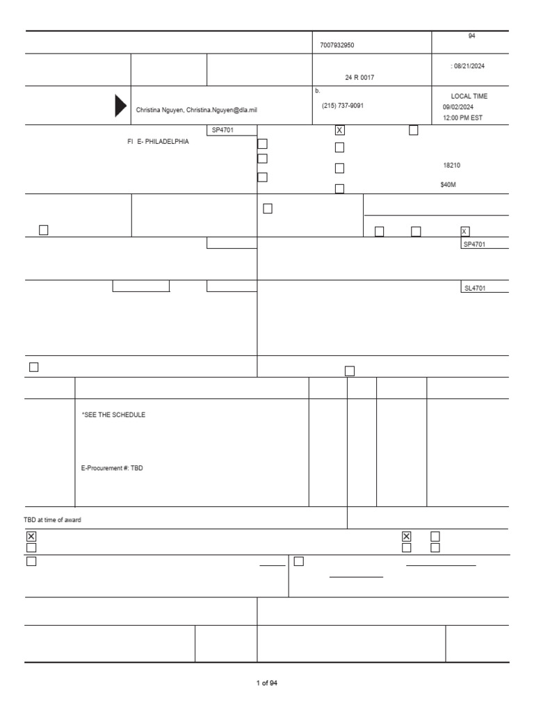 RFP SP4701-24-R-0017 - Final Ready To Post | PDF
