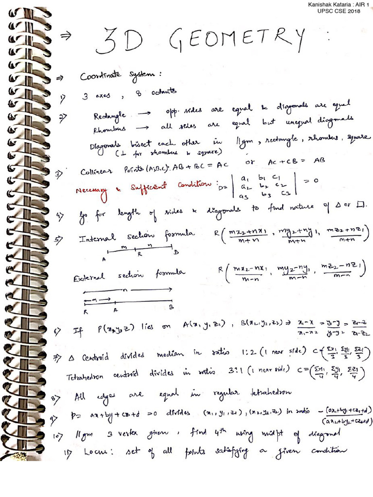 Analytic Geometry | PDF