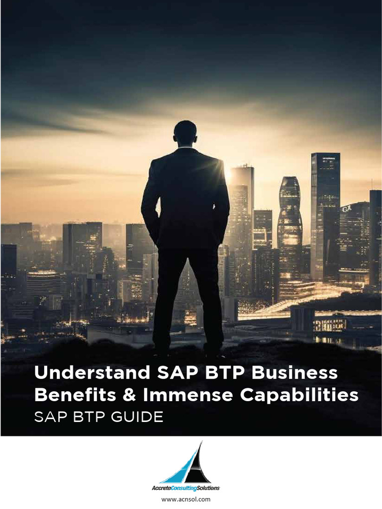 Sap BTP Guide | PDF