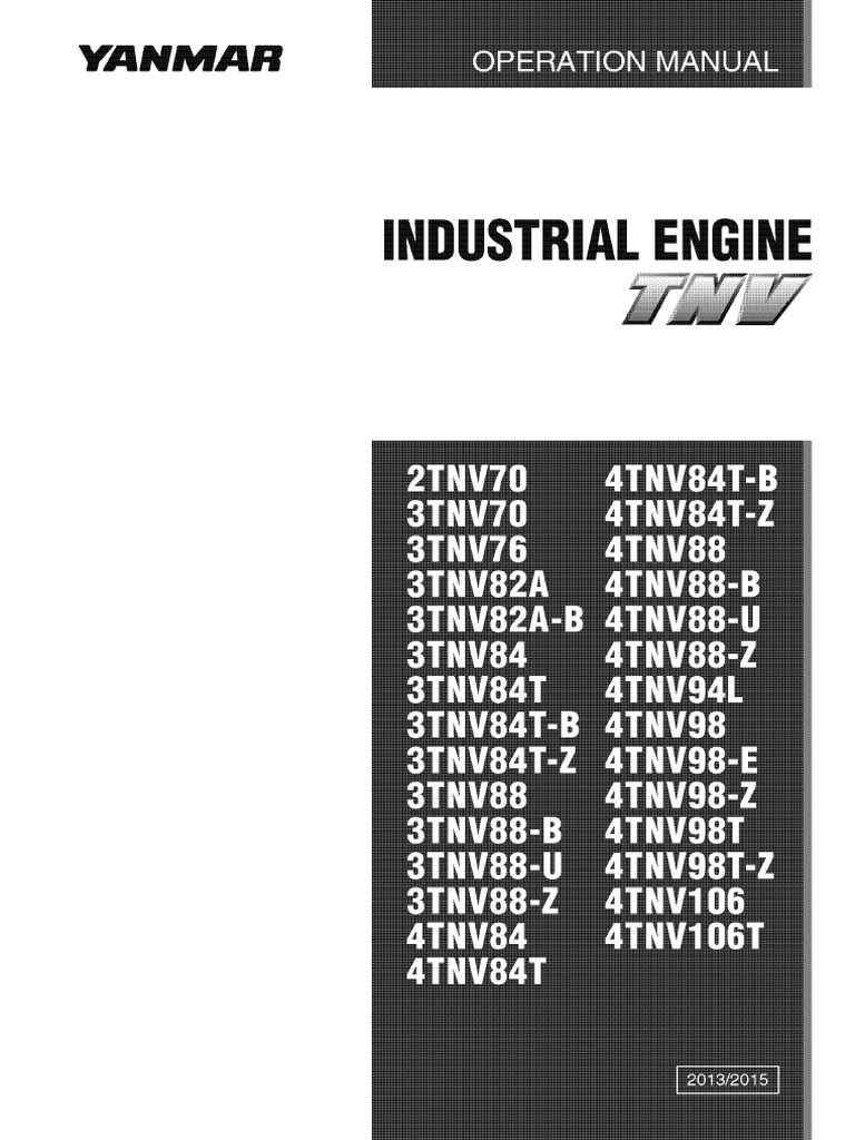 Operation Manual TNV | PDF