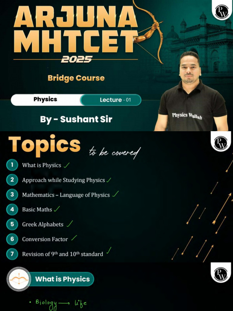 Bridge Course 01 - Class Notes - Maharashtra 10th To 11th Bridge Course ...