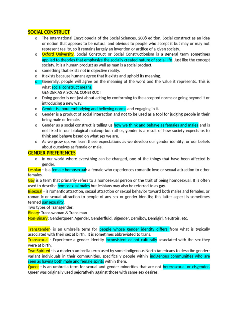 GASPE Reviewer | PDF