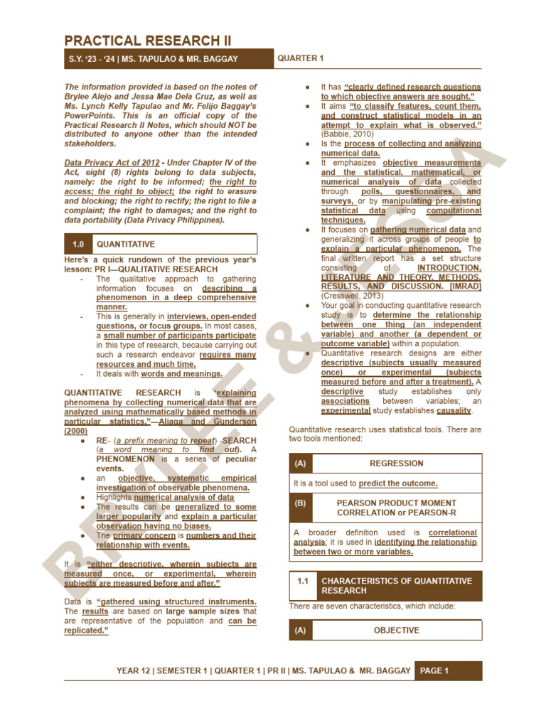 Q1 PR2 Reviewer-1 | PDF