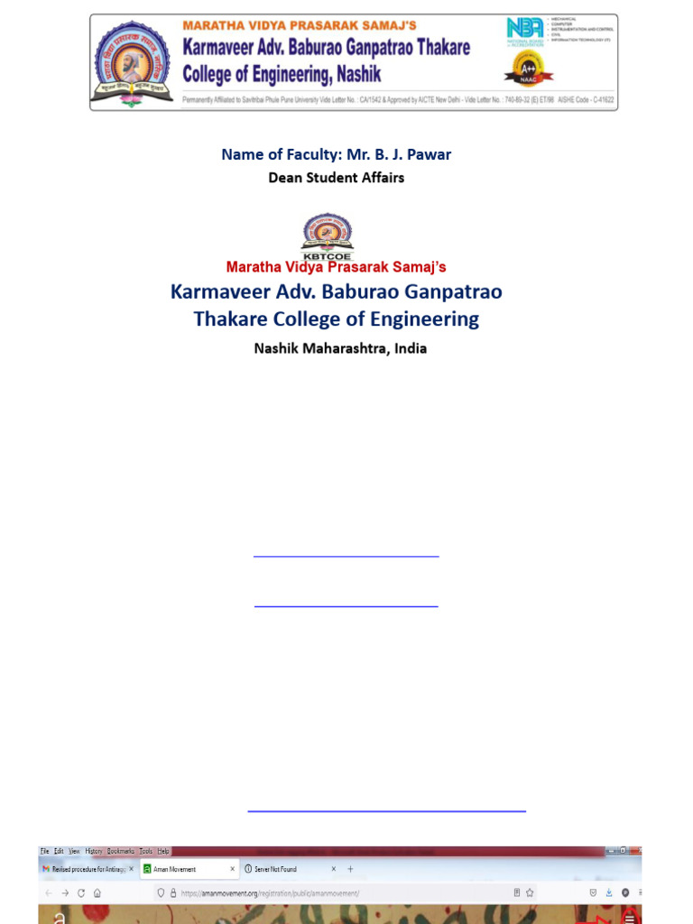 Steps - Submission of Antiragging Affidavit | PDF