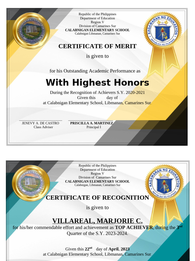 Certificate Template | PDF