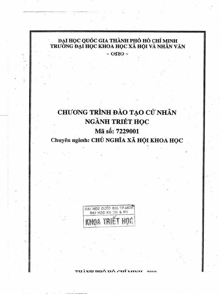 CTDT CNXHKH 2019 | PDF