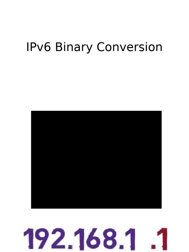 CSS11 - Q4 - M2 - IPv6 Binary Conversion | PDF