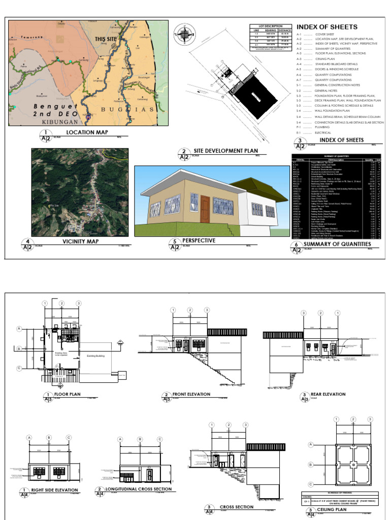 One-Storey Building Plan | PDF