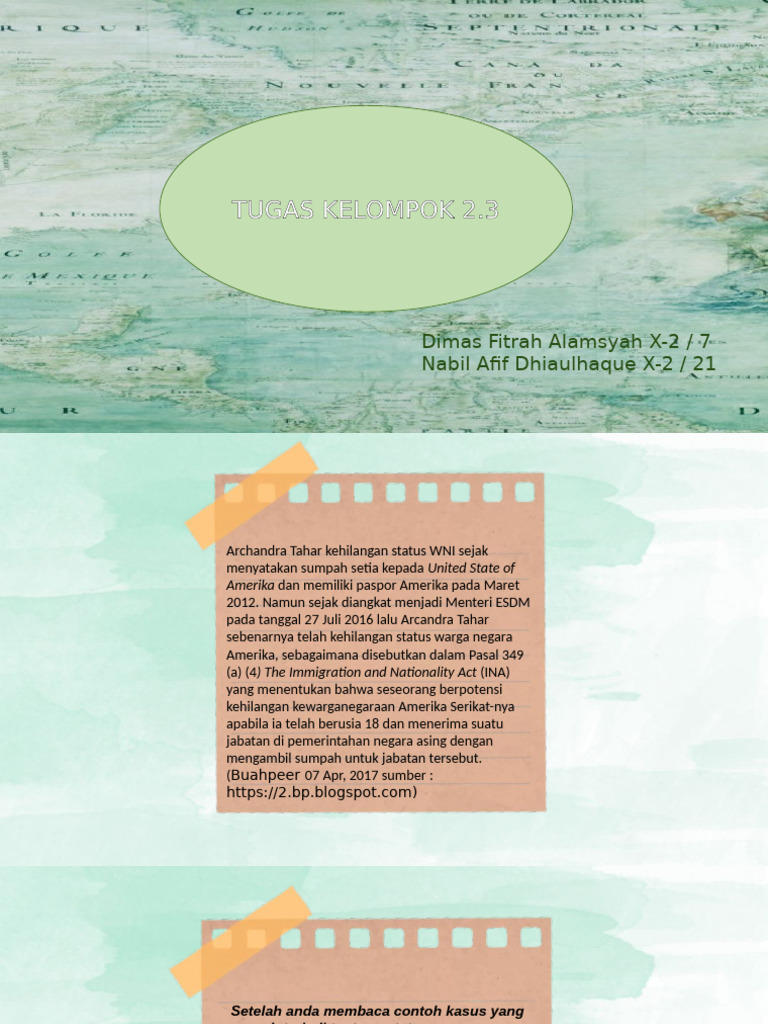 Tugas Kelompok 2.3: Dimas Fitrah Alamsyah X-2 / 7 Nabil Afif Dhiaulhaque X-2 / 21 | PDF