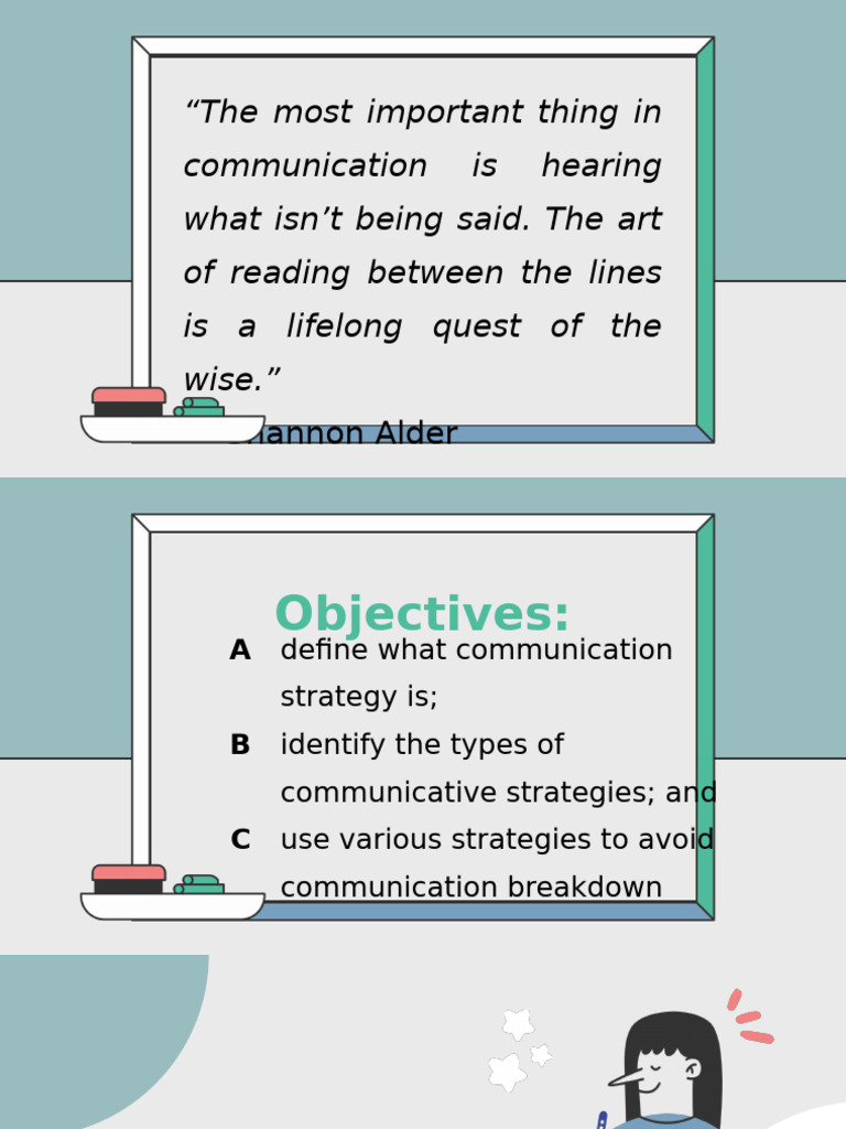 Types of Communicative Strategy | PDF