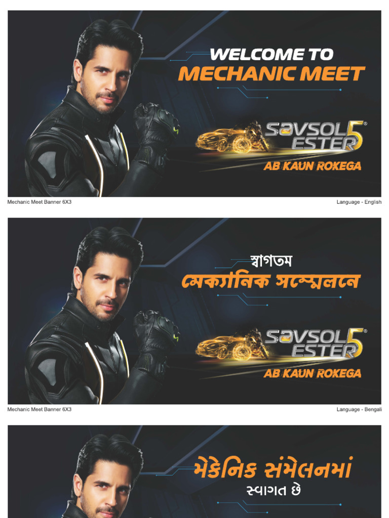 Savsol Mechanic Meet - Creative | PDF