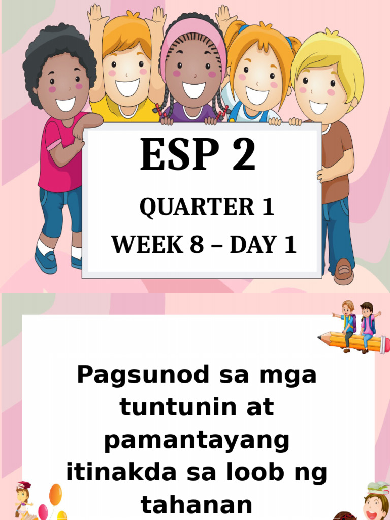 Esp 2 Q1 - Week 8 | PDF
