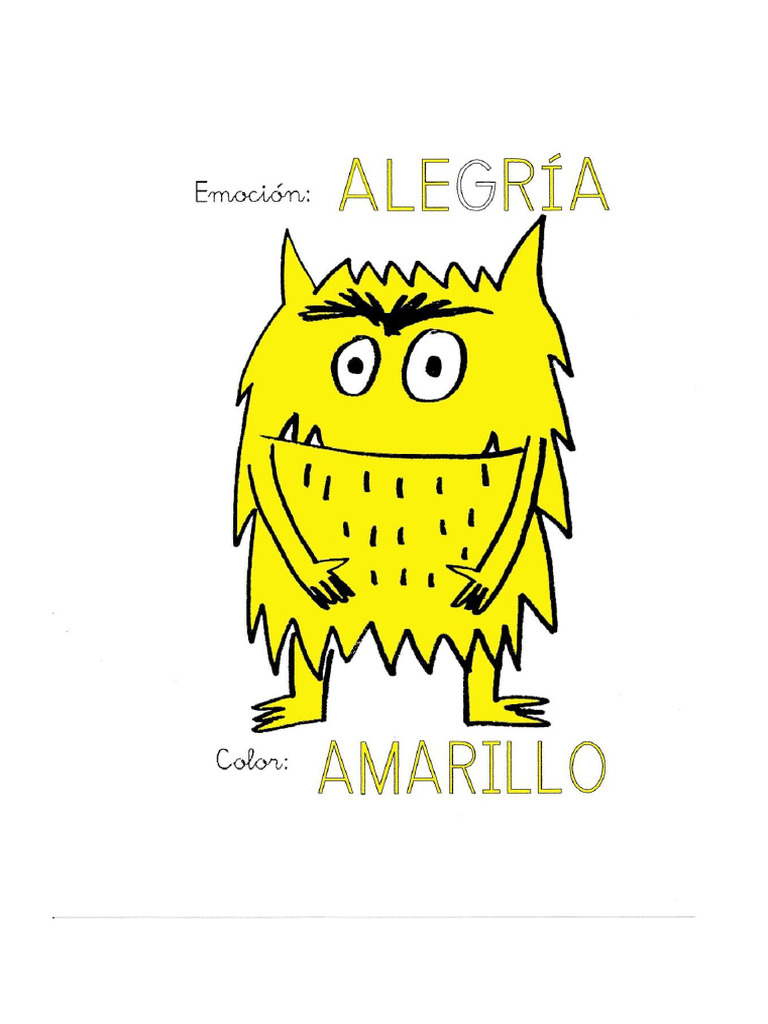 Monstruos de Colores A4 | PDF