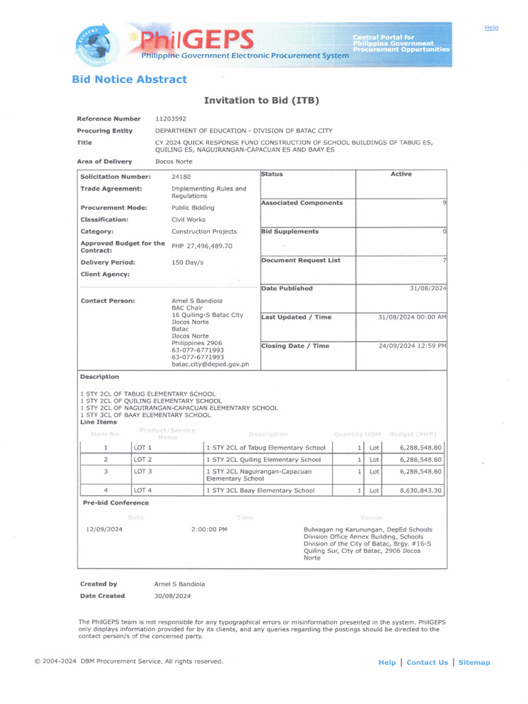 ITB-Project ID No. 2024-002 | PDF