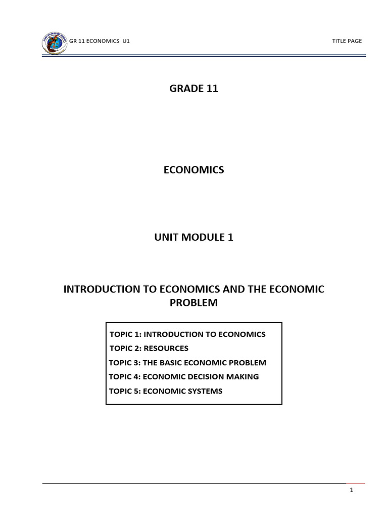 Unit Module 1 | PDF