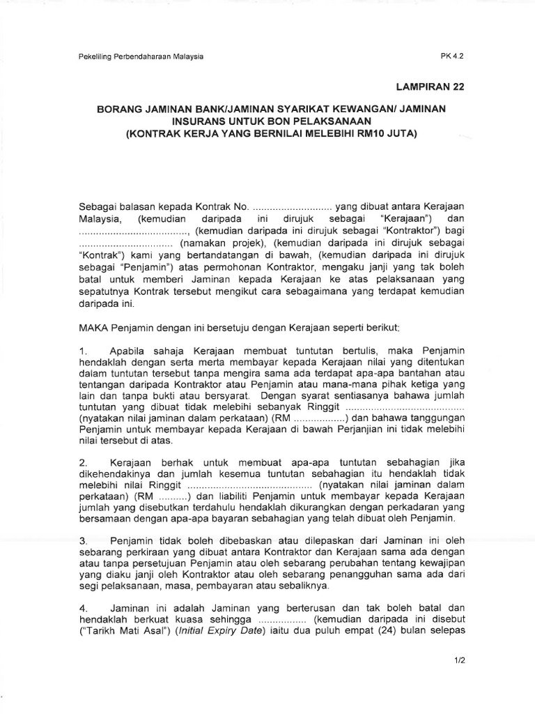 Bon Contoh | PDF