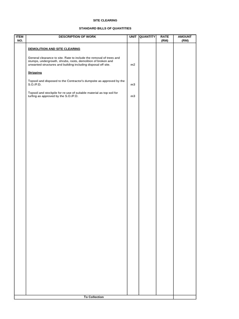 Standard Description of Slope Work (Revised) | PDF