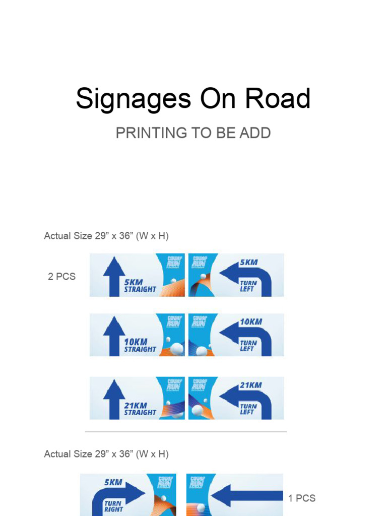 Signage Printing To Be Add | PDF