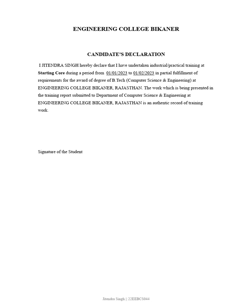 Declaration v2 | PDF