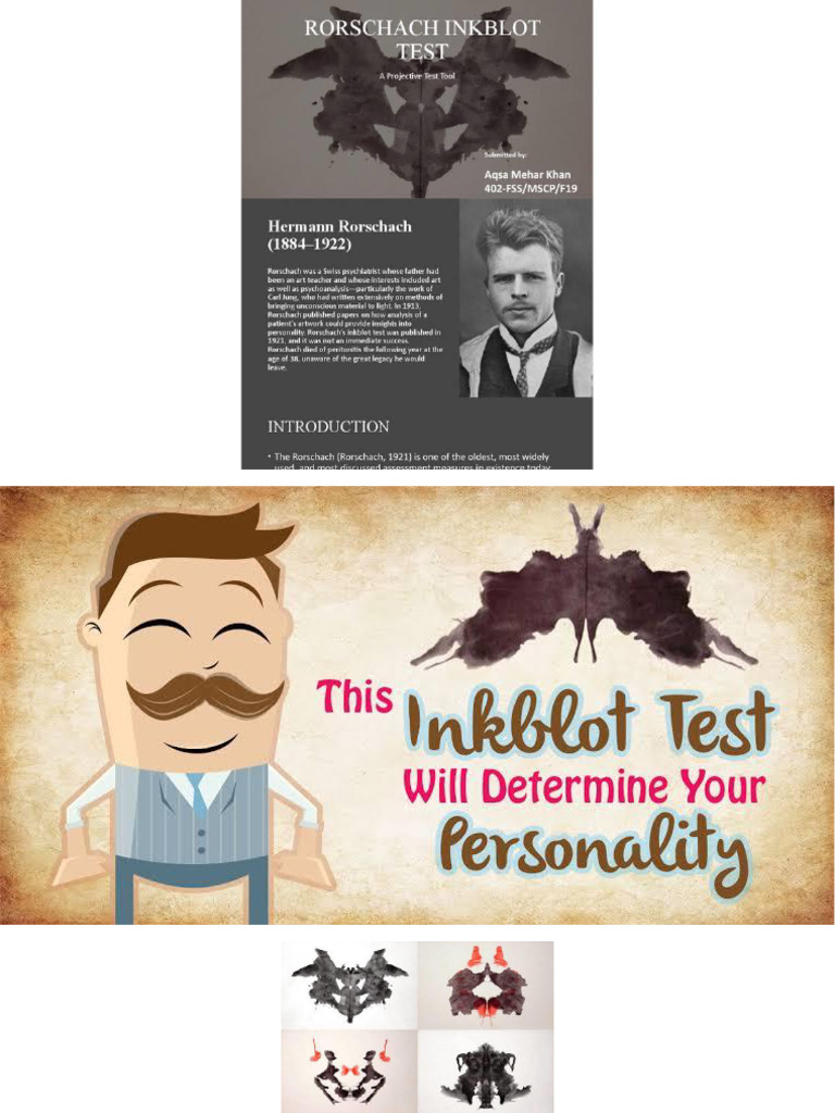 Rorschach Inkblot Test | PDF
