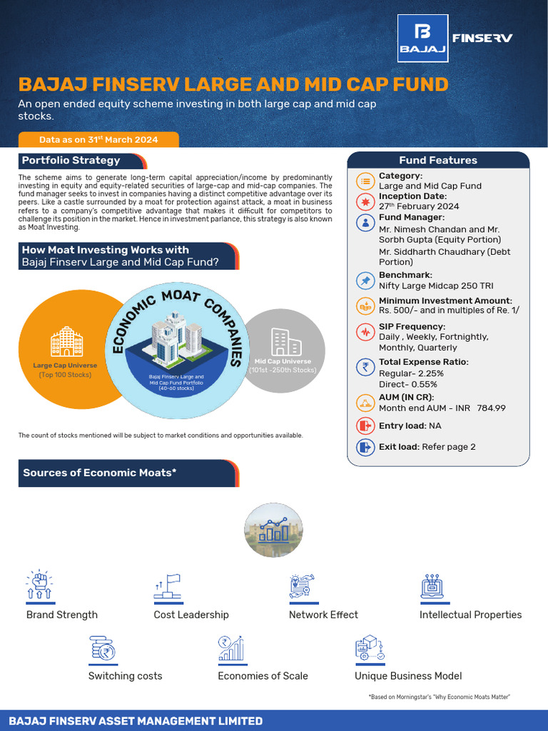 Bajaj AMC Large&MidCap Summary | PDF