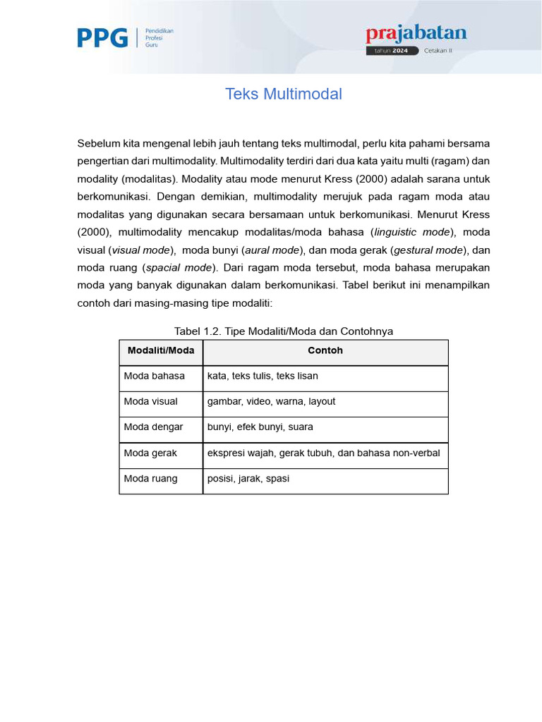 Teks Multimodal | PDF