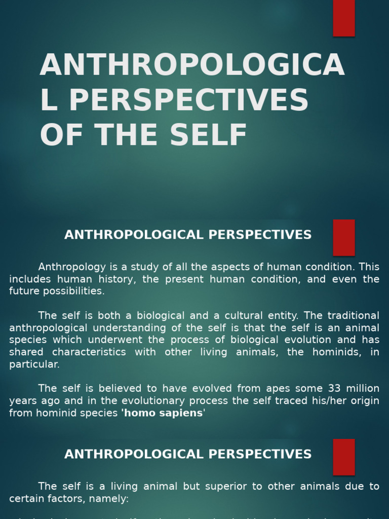 Uts Lesson 4 Anthropological Perspectives | PDF