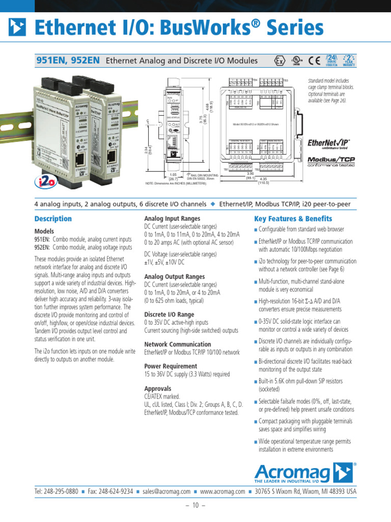 ACROMAG - multiple IOs | PDF ACROMAG - multiple IOs | PDF