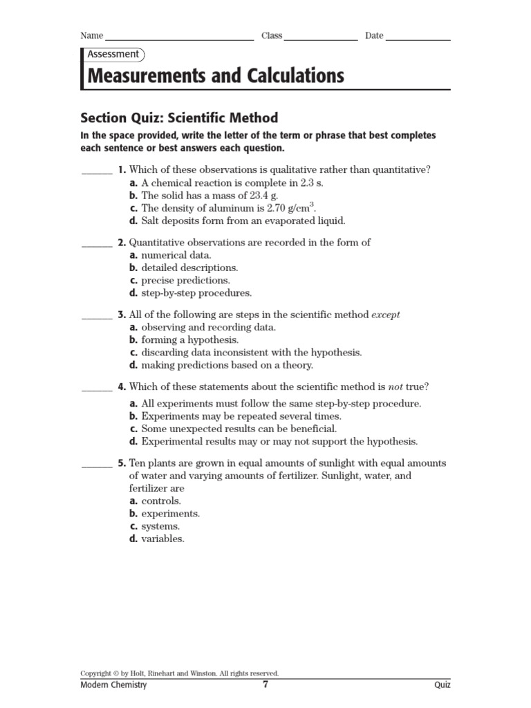 Scientific Method | PDF