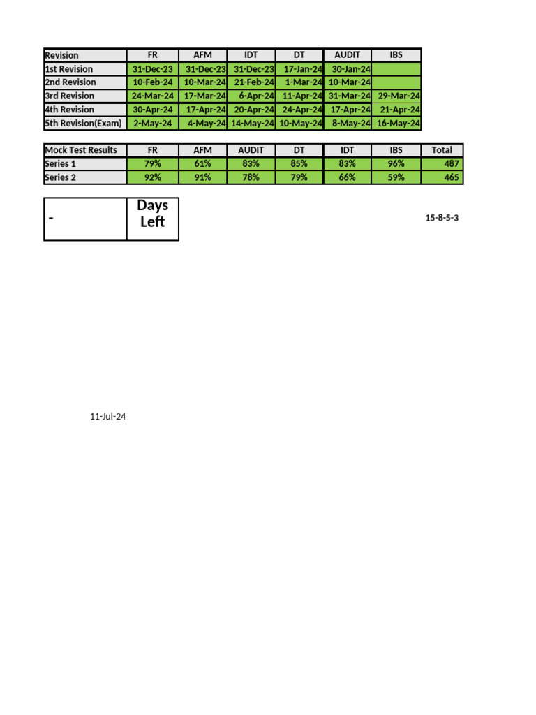 Study Plan (1) notion | PDF