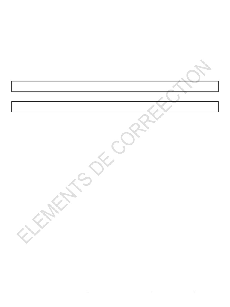 Bts CM 2019 U32 Elements de Correction | PDF